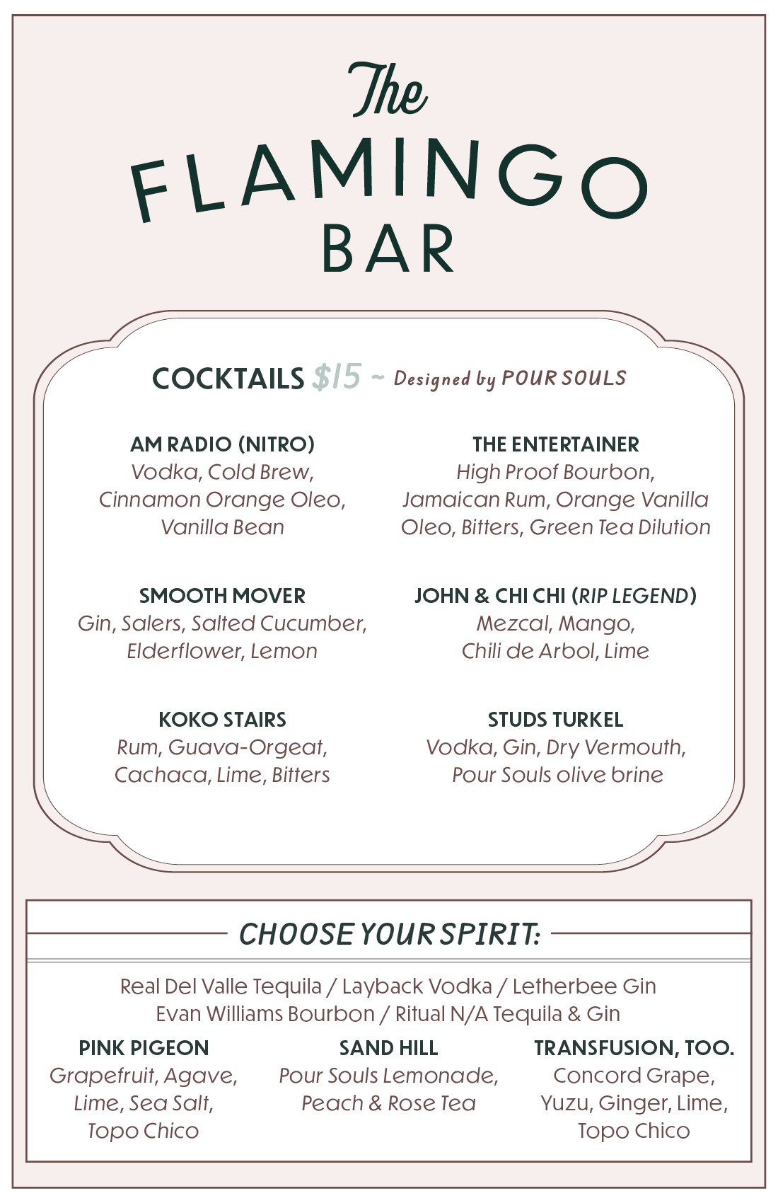 Flamingo Bar | The Sterling Food Hall